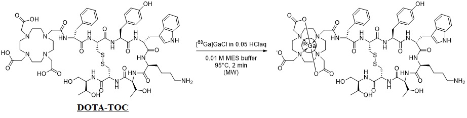 【Batch】Gallium-68 radiolabeling reaction of DOTA derivatives (Chelate ...
